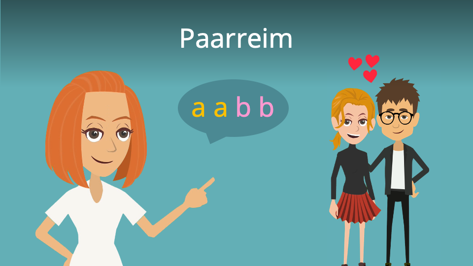 Paarreim • Reimschema, Funktion und Beispiele · [mit Video]