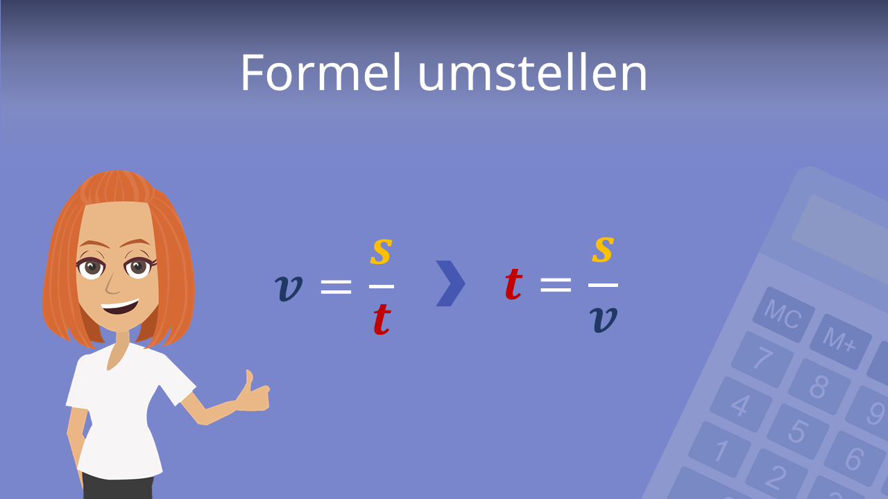 Formel umstellen • einfach erklärt · [mit Video]