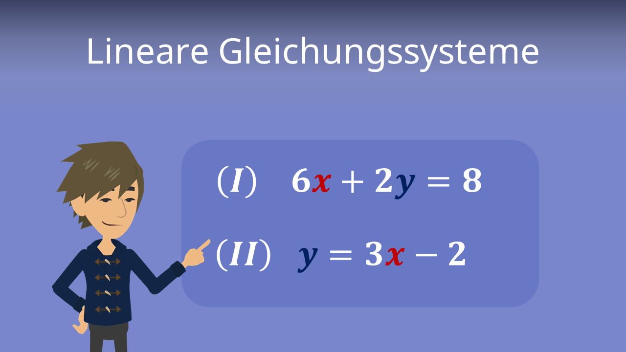 Lineare Gleichungssysteme • einfach erklärt · [mit Video]