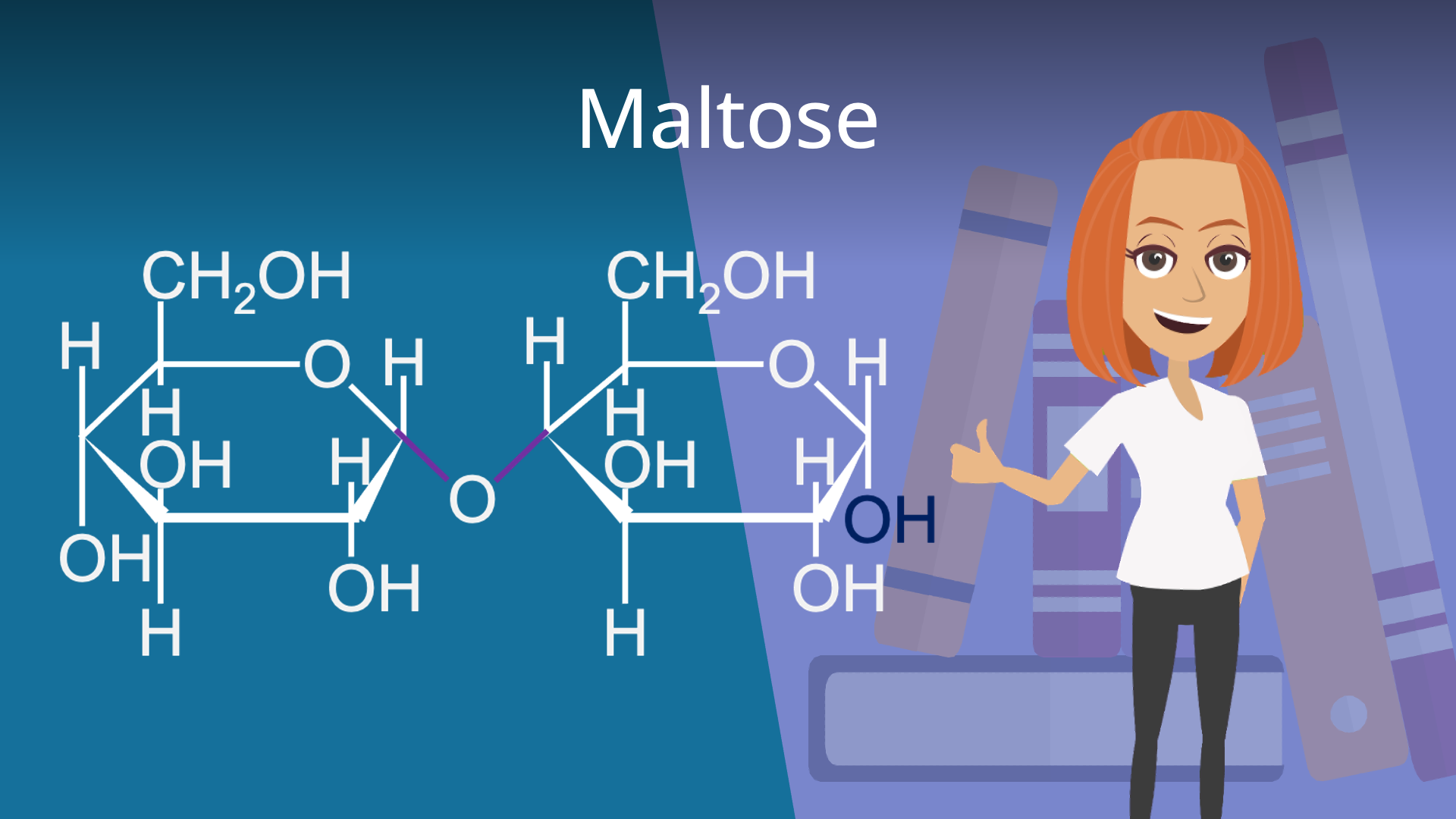 Maltose • einfach erklärt: Strukturformel, Vorkommen · [mit Video]
