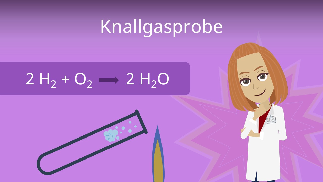 Knallgasprobe • Experiment in 3 Schritten · [mit Video]