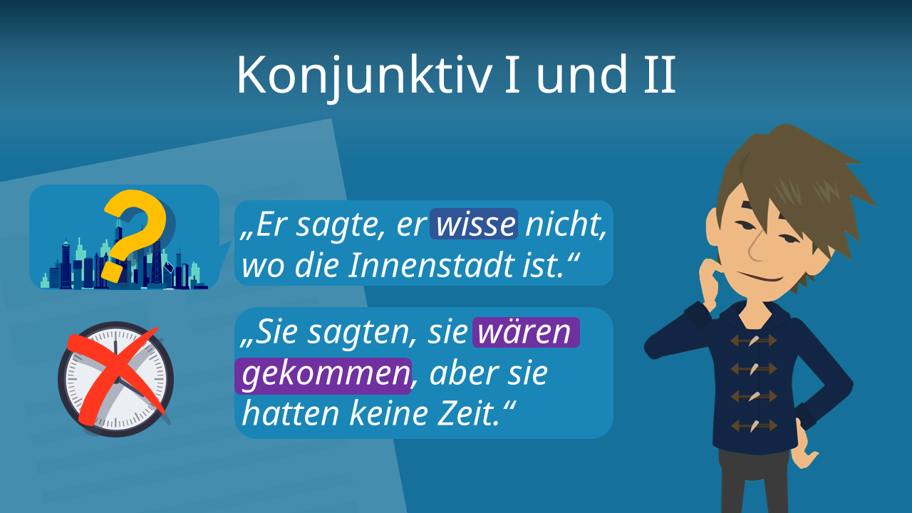 Konjunktiv I und II • Unterschiede und Verwendung · [mit Video]