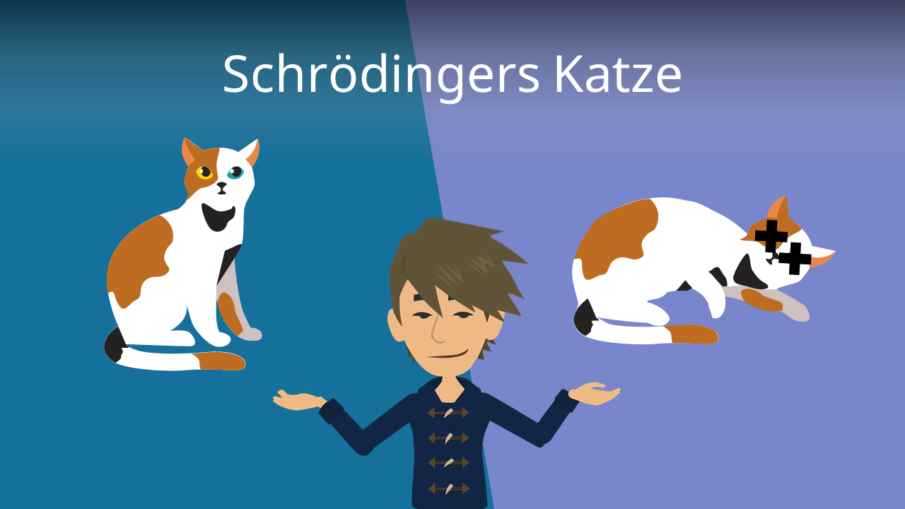 Schrödingers Katze • Bedeutung einfach erklärt · [mit Video]