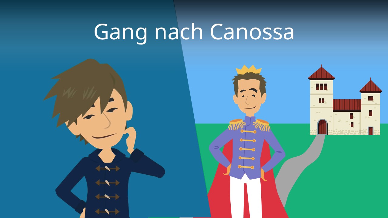Gang nach Canossa • Investiturstreit, Heinrich IV · [mit Video]