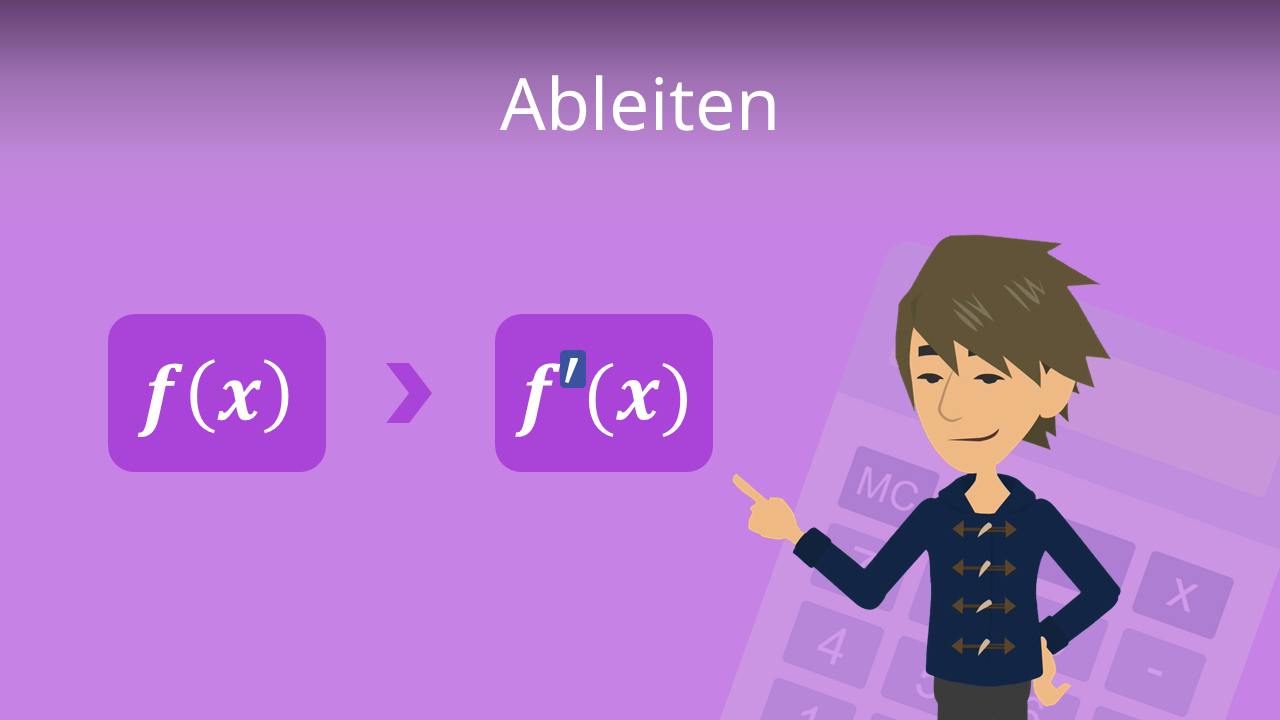 Ableiten • Funktionen ableiten, graphisches Ableiten · [mit Video]