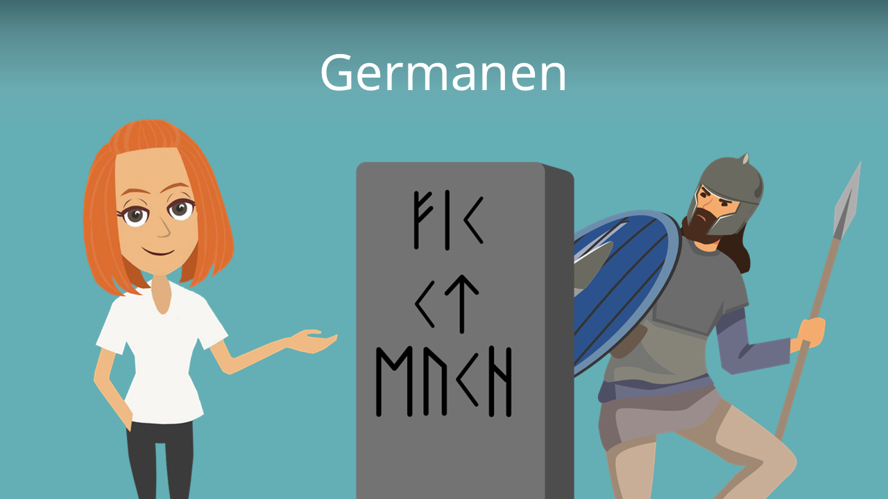 Germanen • germanische Stämme, Germanien Karte · [mit Video]