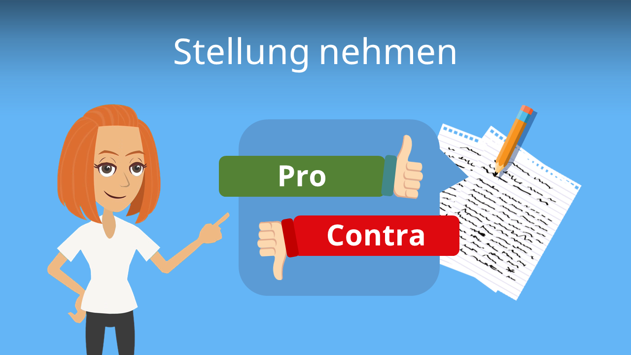 Stellung nehmen • Zu literarischen Texten Stellung nehmen · [mit Video]