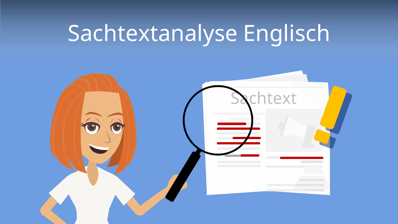 Sachtextanalyse Englisch • Tipps und Tricks zum Schreiben · [mit Video]