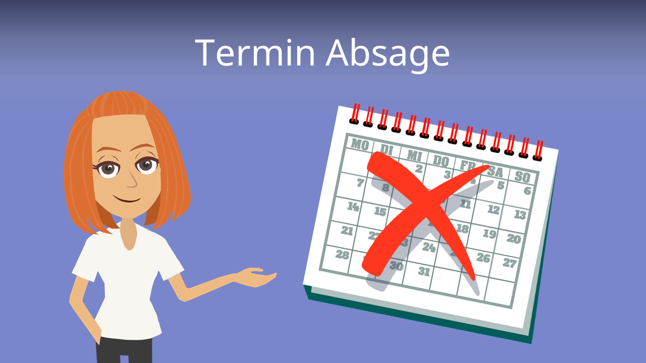 Terminabsage • höflich & professionell absagen · [mit Video]