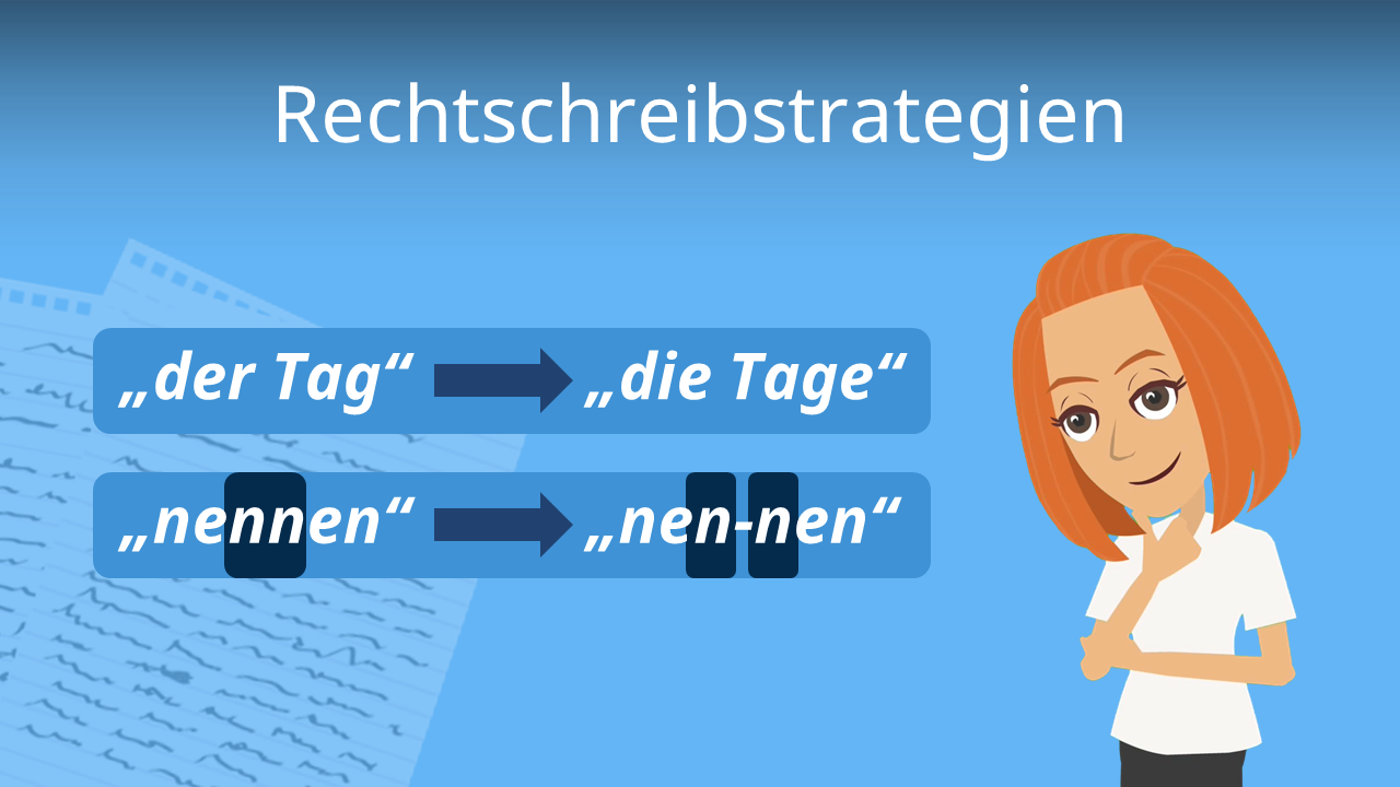 Rechtschreibstrategien • einfach erklärt · [mit Video]