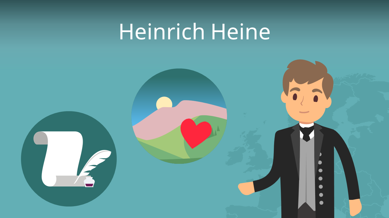 Heinrich Heine • Biografie, Lebenslauf und Steckbrief · [mit Video]