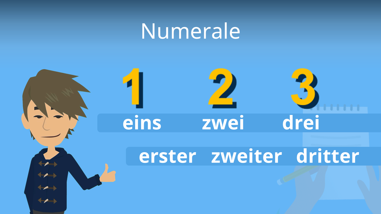Numerale • Was sind Numerale / Zahlwörter? · [mit Video]