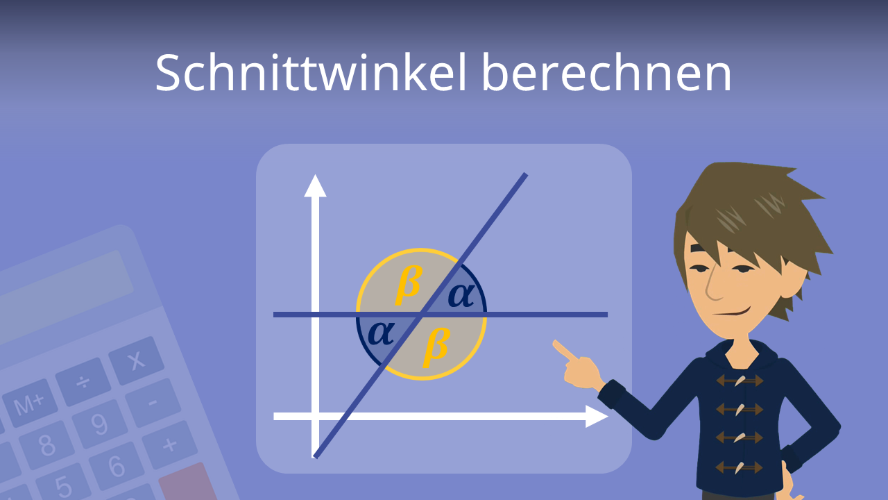 Schnittwinkel berechnen • Einfach erklärt · [mit Video]