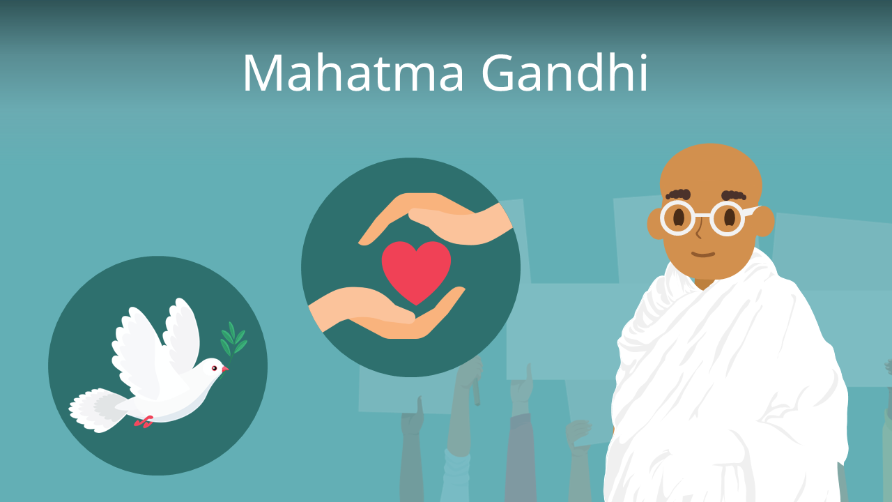 Mahatma Gandhi • Steckbrief und Lebenslauf · [mit Video]