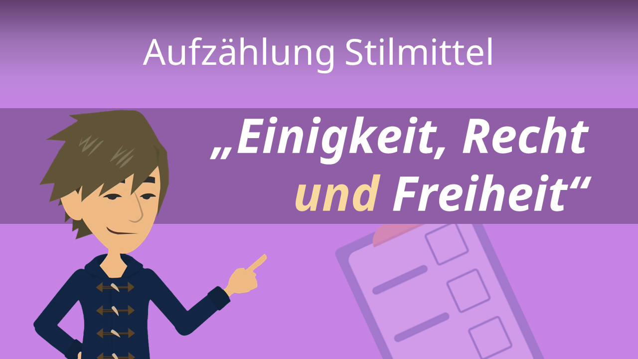Aufzählung Stilmittel (Enumeratio) • Beispiele & Wirkung · [mit Video]