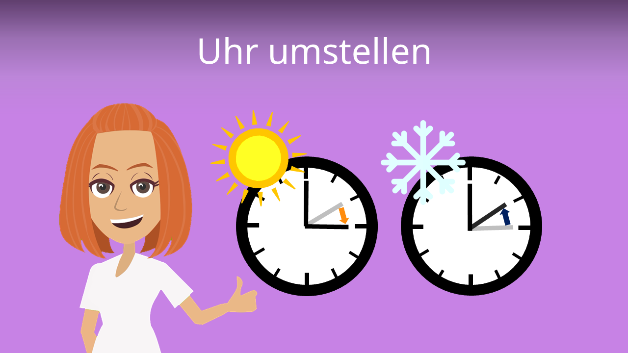 Uhr umstellen • Wann werden die Uhren umgestellt? · [mit Video]