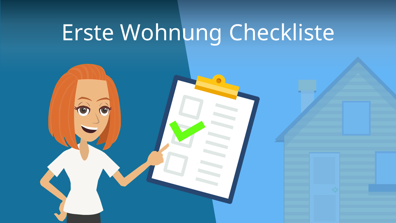 Erste Wohnung Checkliste • Alles, was du brauchst · [mit Video]