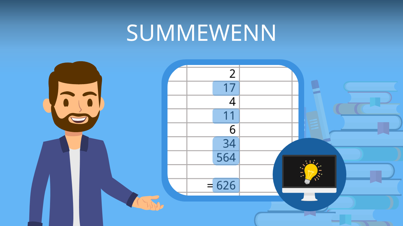SUMMEWENN einfach erklärt • Beispiele in Excel · [mit Video]
