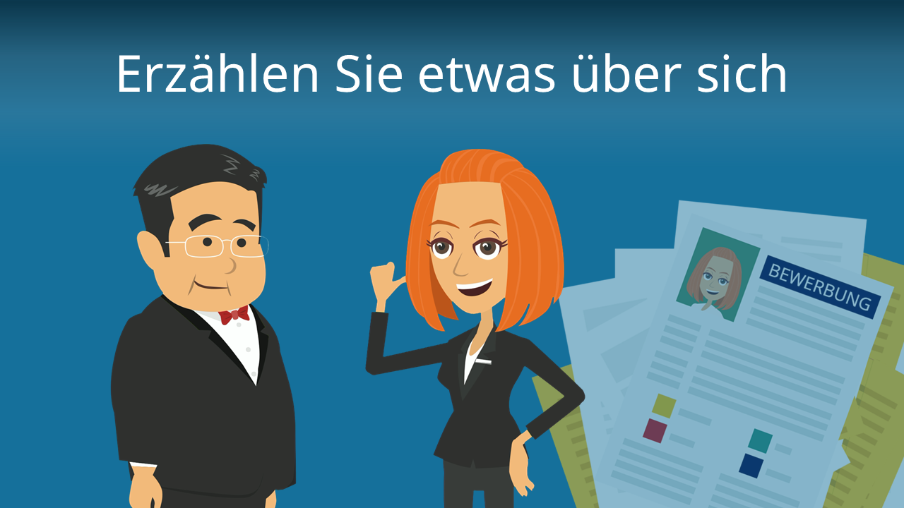 Erzählen Sie etwas über sich • Beispiele & Tipps · [mit Video]