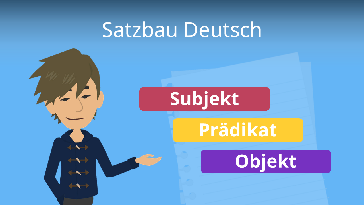 Satzbau Deutsch • Korrekter Satzbau mit Beispielen · [mit Video]