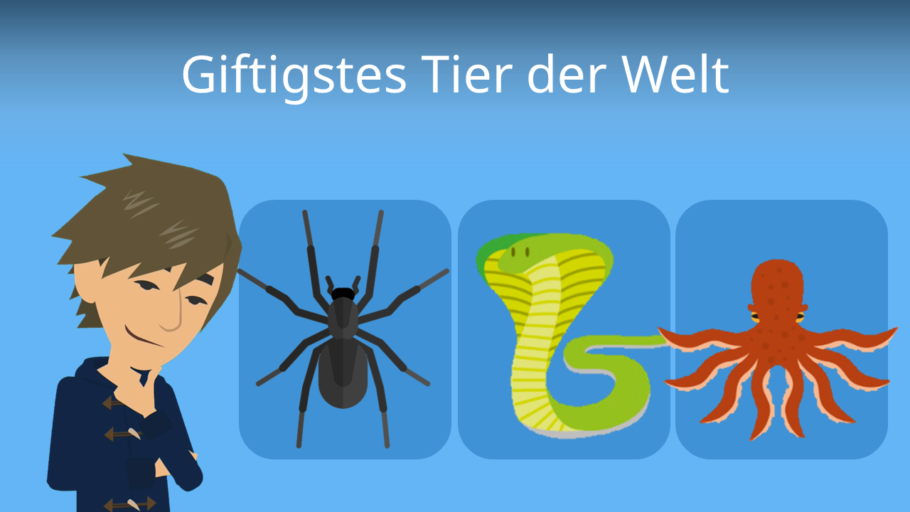 Giftigstes Tier der Welt • Die 10 giftigsten Tiere der Welt · [mit Video]