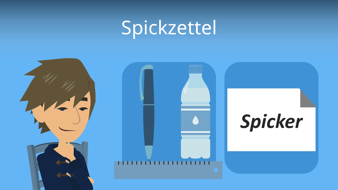 Spickzettel • Spicken für Profis! Die besten Spicker Ideen · [mit Video]