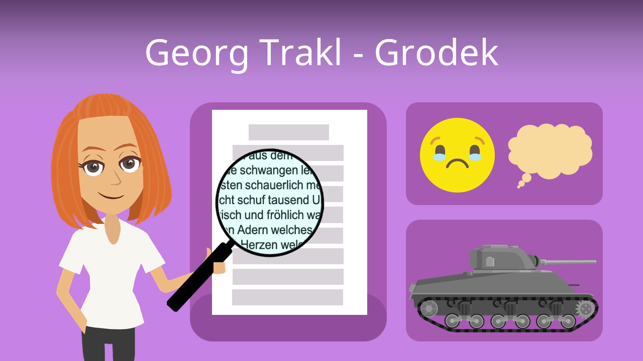 Georg Trakl - Grodek • Gedichtanalyse mit Beispielen · [mit Video]