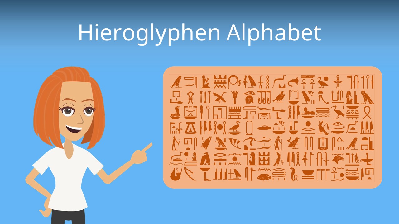 Hieroglyphen Alphabet • Schrift der alten Ägypter · [mit Video]