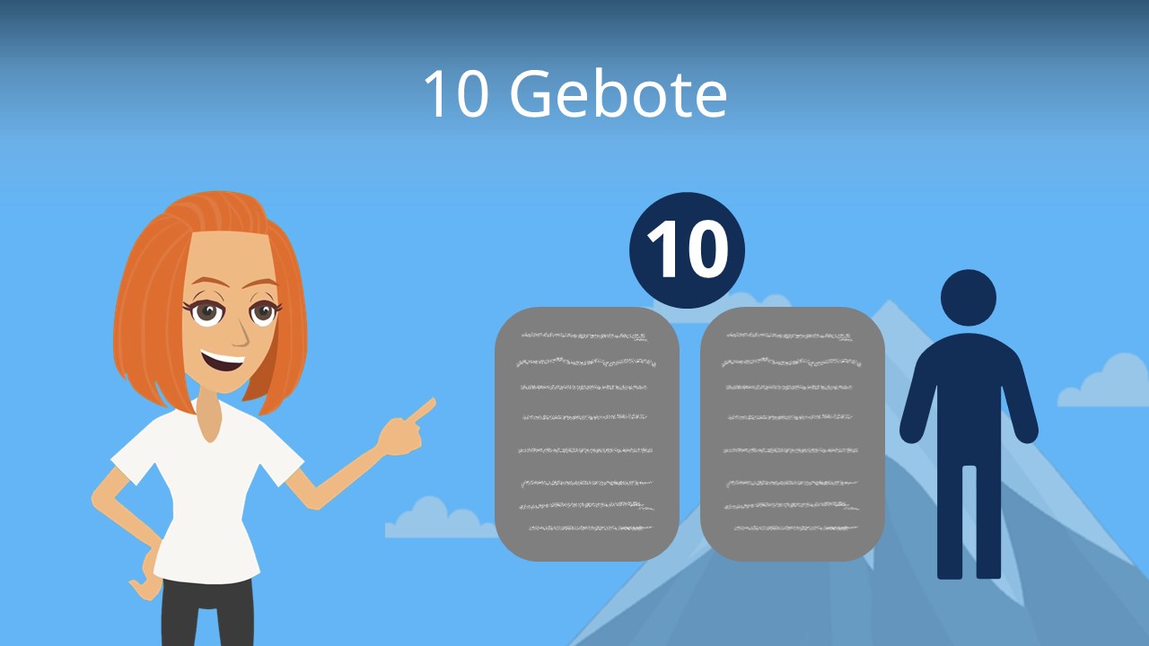 10 Gebote • Das sind die 10 Gebote der Bibel · [mit Video]