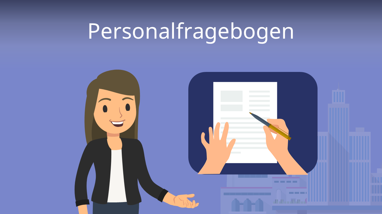Personalfragebogen • Muster & Definition · [mit Video]
