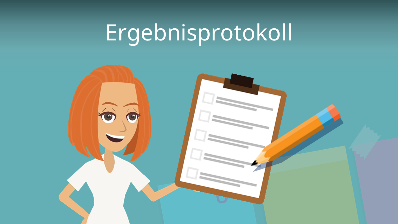 Ergebnisprotokoll • Muster-Vorlage & Aufbau · [mit Video]