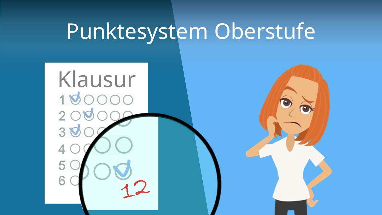Punktesystem Oberstufe • Notentabelle · [mit Video]