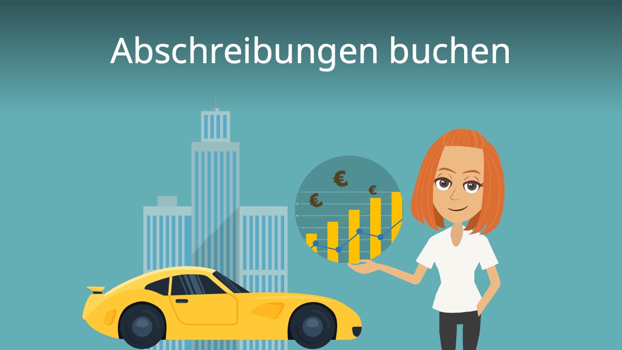 Abschreibungen buchen • am Beispiel einfach erklärt · [mit Video]