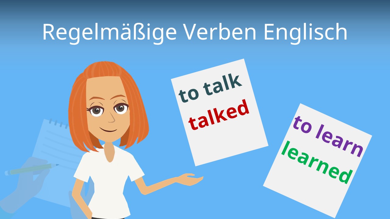 Regelmäßige Verben Englisch • Bildung & Beispiele · [mit Video]