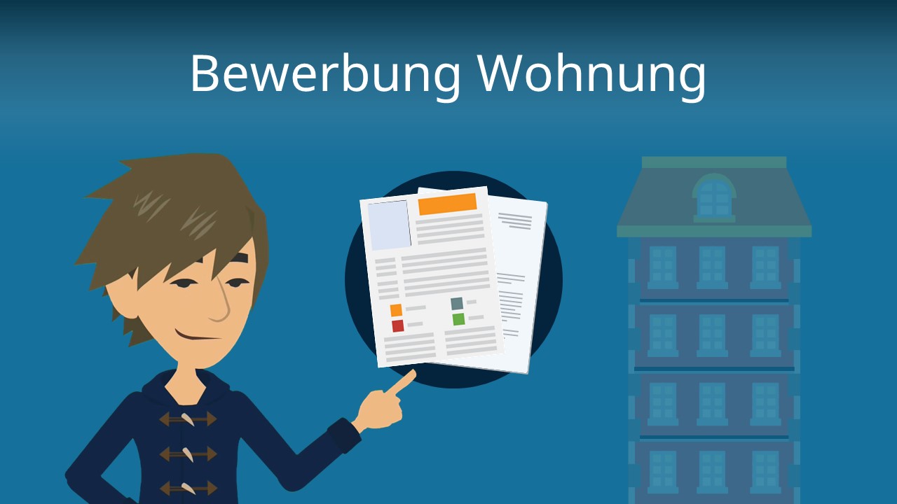 Bewerbung Wohnung • Muster, Tipps & Beispiele · [mit Video]