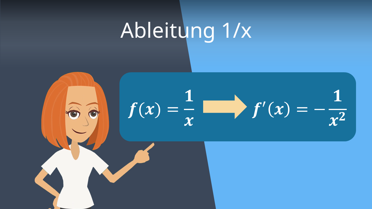 Ableitung 1/x • Formel und Rechenweg · [mit Video]